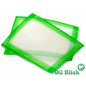 Oil Slick Duo Platinum Cured Medical Grade Silicone Pads, Set of 2, 3.25x4.5" Pads