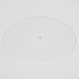 RAIIYA Acrylic Turntable White Slipmat - for 12'' LP Player, Anti-Static, Improved Audio, Less Vibration Complete with Microfiber Cloth (RA-VYL-WH1)