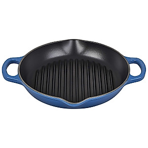 Le Creuset Enameled Cast Iron Signature Deep Round Grill, 9.75", Marseille