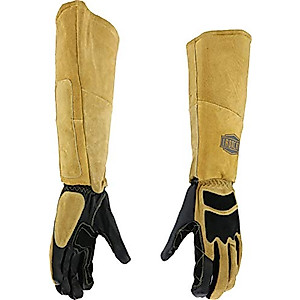 IRONCAT 9070LHO Goat and Cow Stick Welding Glove - Large, Pre-Curved Fingers, Kevlar Thread, Climax Aerogel Insulation