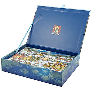 Festive Village Deluxe Boxed Holiday Cards (Christmas Cards, Greeting Cards)