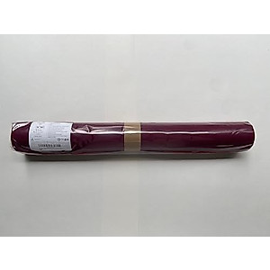 Wooqu Book Cloth, Fabric Surface and Paper Backed, Easy to Use, Strong, 17x29”, for Book Binding, Dark Red