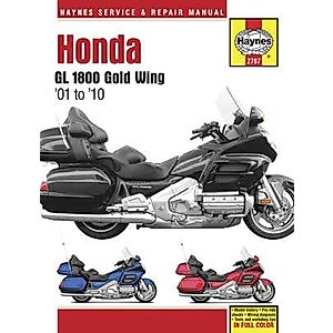 Haynes Manuals Manual Hon Gl1800 Gw 01 09 M2787 New
