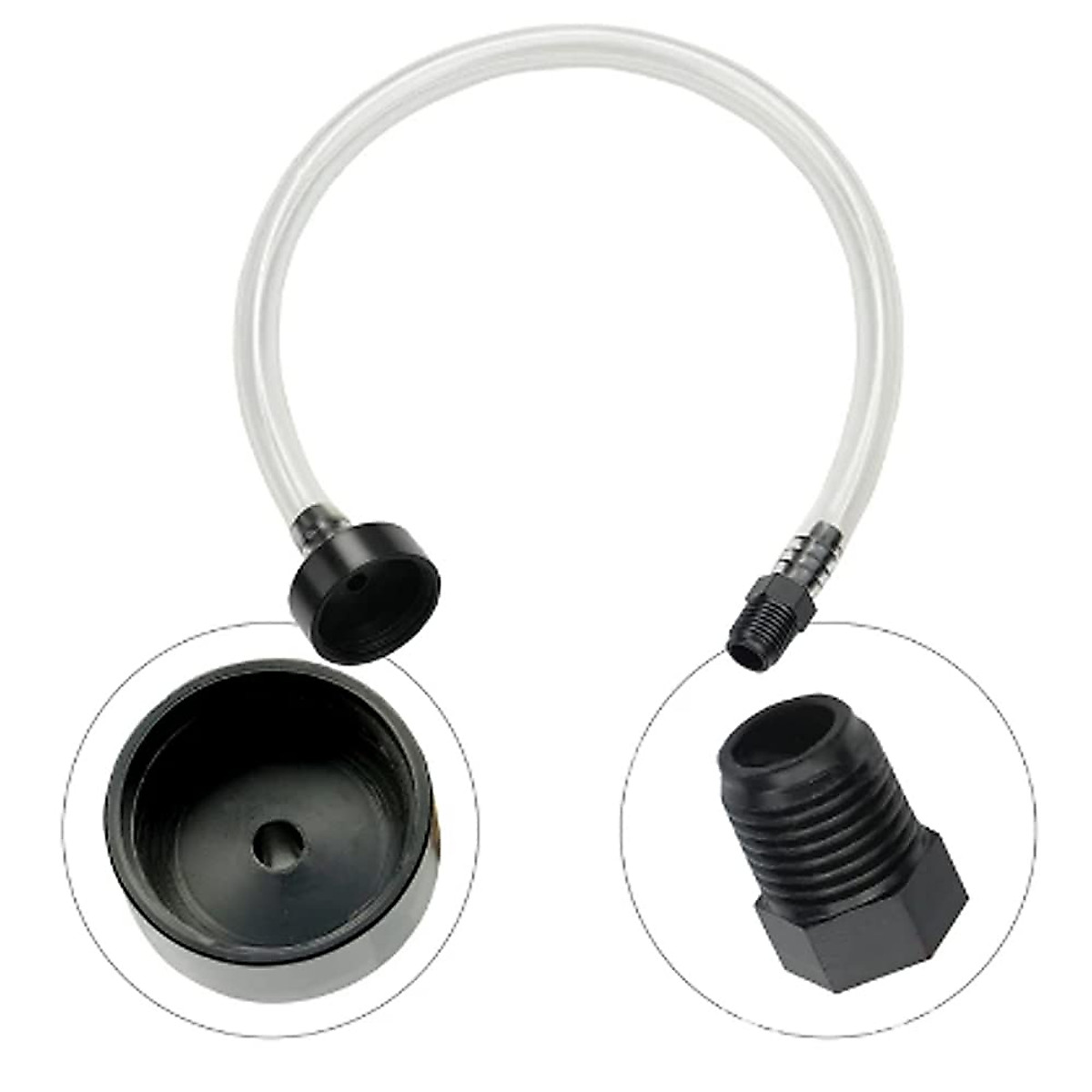 YIYIBYUS Bleed Tube with Bridge Tube,Bleed kit Filler kit Compatible with Seastar Hydraulic Steering Systems