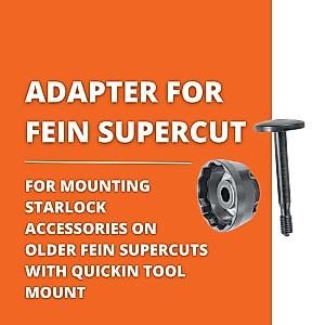 Fein StarLock Adapter Set for Supercut with QuickIn Tool Mount - 35222952050
