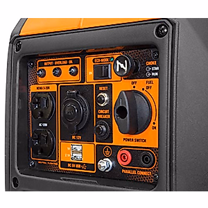 WEN 56235i Super Quiet 2350-Watt Portable Inverter Generator with Fuel Shut Off, CARB Compliant, Ultra Lightweight, Black