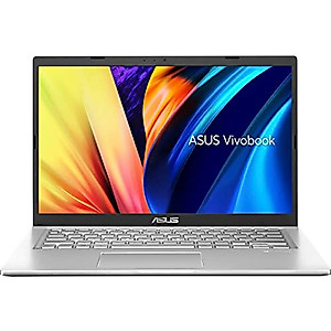 ASUS Vivobook 14" HD LED Laptop Computer, 11th Gen Intel Core i3-1115G4, 12GB Memory, 128GB SSD, Intel UHD Graphics, Camera, Windows 11 Home, Silver + Accessories
