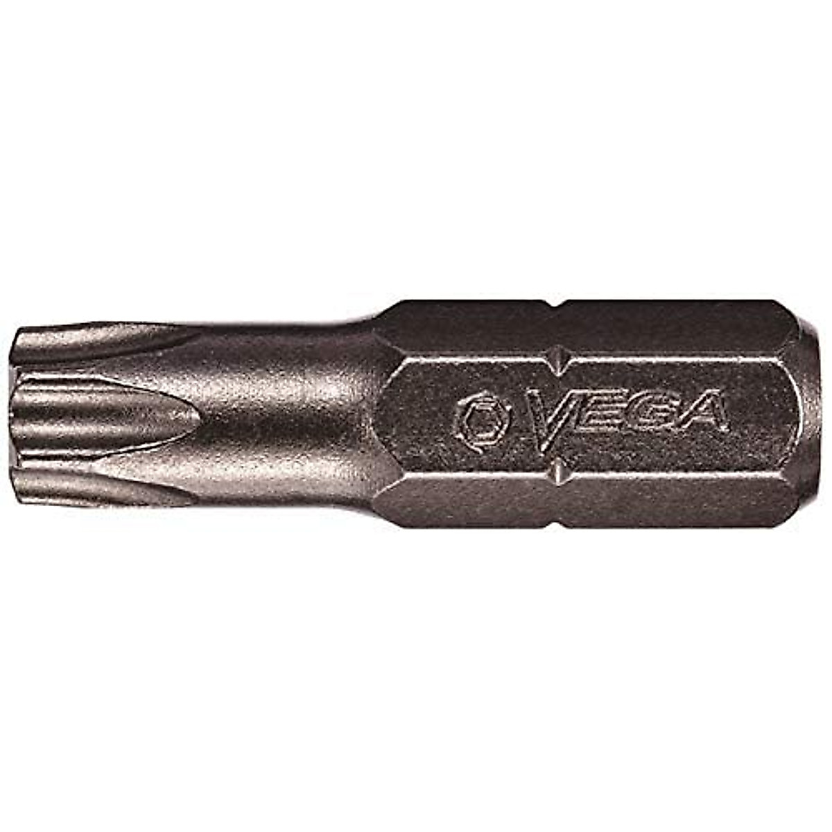 VEGA T25 TORX Security Bits. Professional Grade ¼ Inch Hex Shank TORX T-25 S2 Steel 1" Security Bits. 125TT25A-4 (Pack of 4)