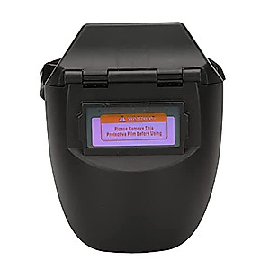 BWLZSP Welding Helmets Solar Auto Darkening Photoelectric Welding Mask Welder Face Shield Half Helmet Personal Protective Equipment Accessories (Black) (Black)