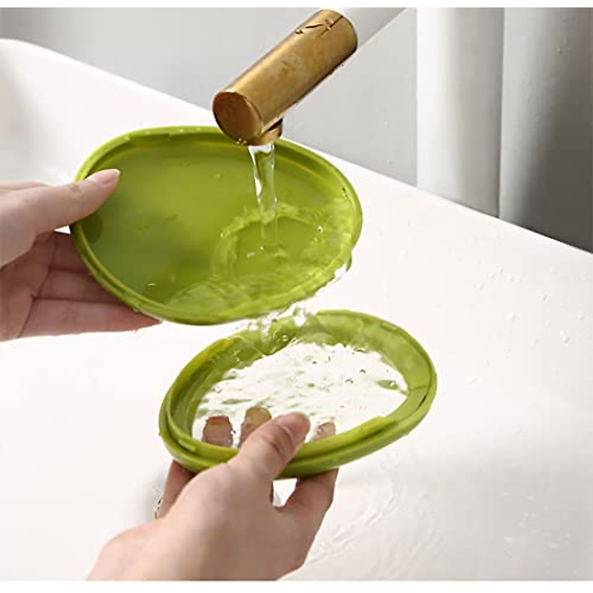 halteoly 4PC Fruit and Vegetable Storage Containers Set for Fridge, Onion Storage Container Tomato Saver and Lemon Keeper,Avocado Saver