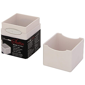 Ultra Pro White Satin Tower Deck Boxes