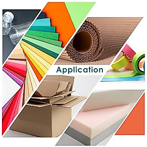 ORIENTOOLS Utility Knife Box Cutter Razor Auto-lock 4-Pack Set, Retractable Box Cutter Snap Off Blades Knife, for Office, Home, Arts, Crafts, Red and Yellow