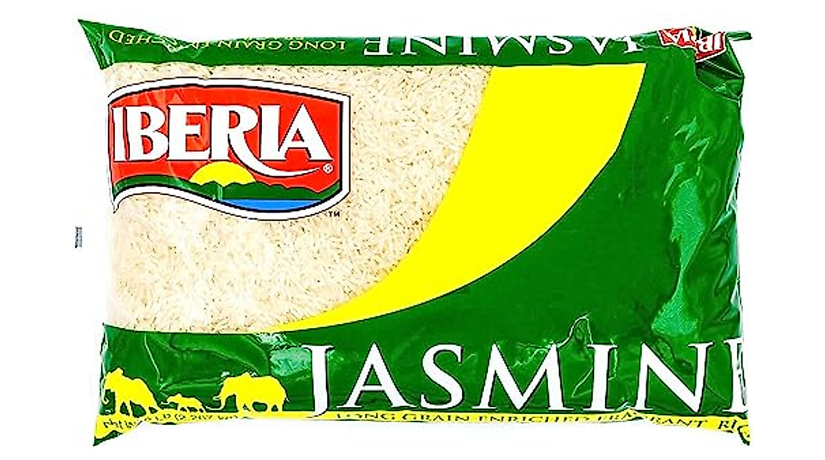 Iberia Jasmine Rice - Aromatic, Long Grain, 5 lbs