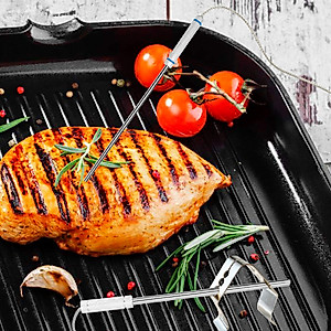 4-Pack Upgraded Replacement Probe Kit for Thermopro TP20 TP930 TP829 TP25 TP27 TP28,Ultra Accurate Fast Meat Temperature Ambient Probe for TP20 TP17 TP-27 TP17H TP930 TP829 TP826 TP28 with Probe Clip