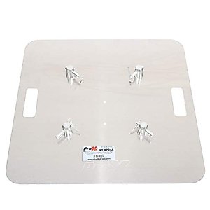 ProX XT-BP24A 24" Aluminum 6mm Truss Base Plate for F34 F32 F31 Conical Square Truss with Connectors