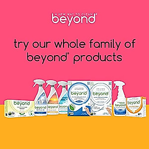Beyond Laundry Detergent Sheets (32 sheets) - Free & Clear - Eco-friendly, Hypoallergenic. Biodegradable. Paraben free. Travel friendly. Plastic Free Packaging