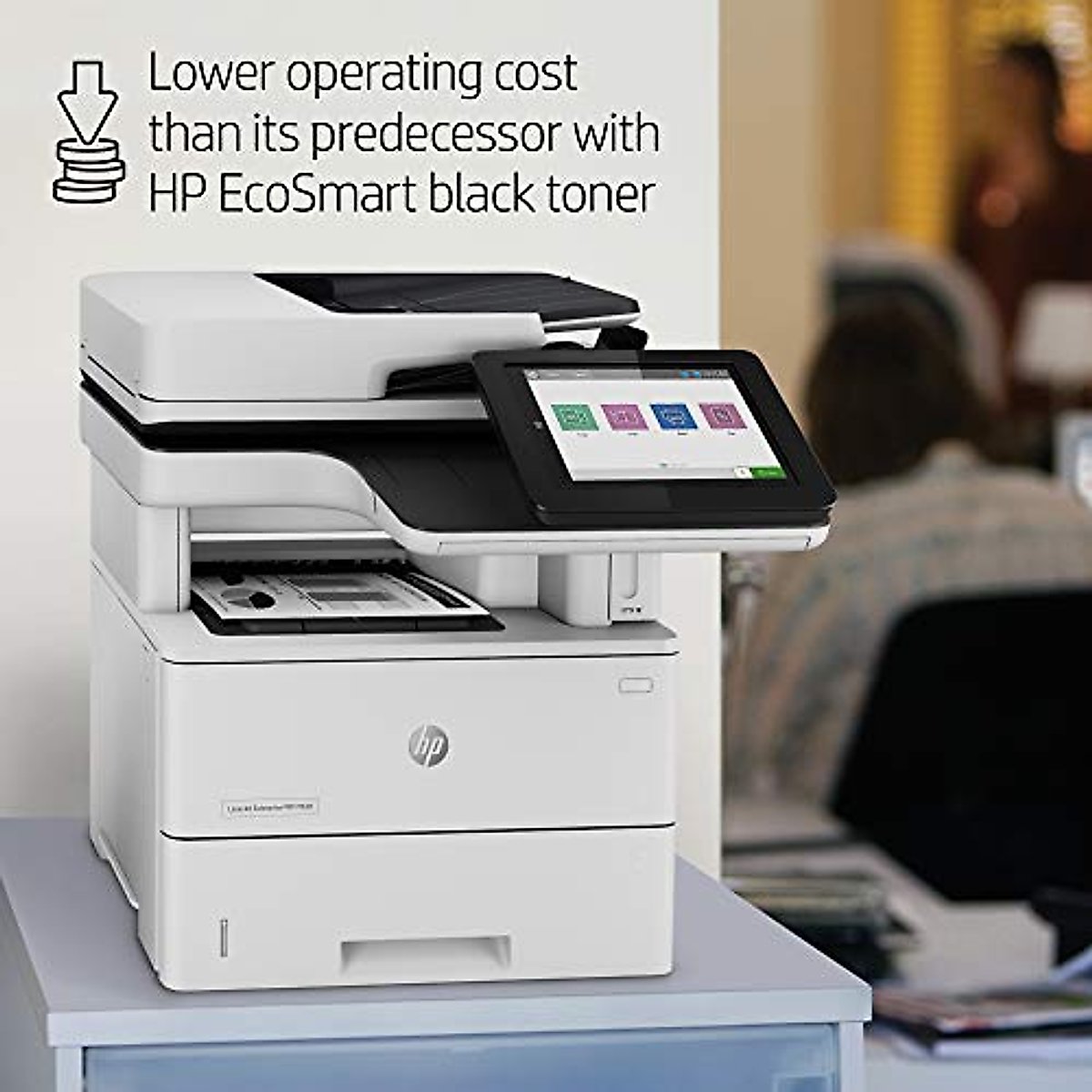 HP LaserJet Enterprise MFP M528f Monochrome All-in-One Printer with built-in Ethernet & 2-sided printing (1PV65A)