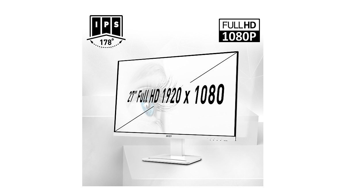 MSI Pro MP273AW 27-Inch Full HD Monitor with Eyesight Protection
