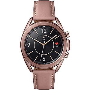 SAMSUNG Galaxy Watch 3 (41mm, GPS, Bluetooth) Smart Watch with Advanced Health Monitoring, Fitness Tracking, and Long Lasting Battery - Mystic Bronze (US Version)