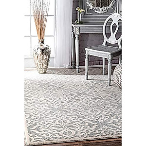 nuLOOM Contessa Ombre Area Rug, 6' 7" x 9', Grey