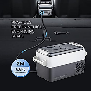 HKY Car Fridge Cigarette Lighter Plug compatible with Alpicool Dometic ARB ICECO Setpower Rockpals Aspenora Ausranvik AstroAI Kalamera JoyTutus Refrigerator Car Freezer Cooler Power Cord