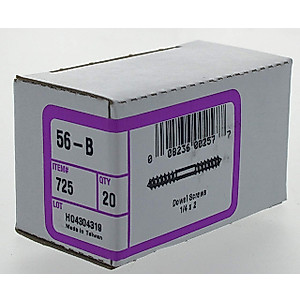 Hillman Zinc Dowel Screw (1/4" x 2"), 725