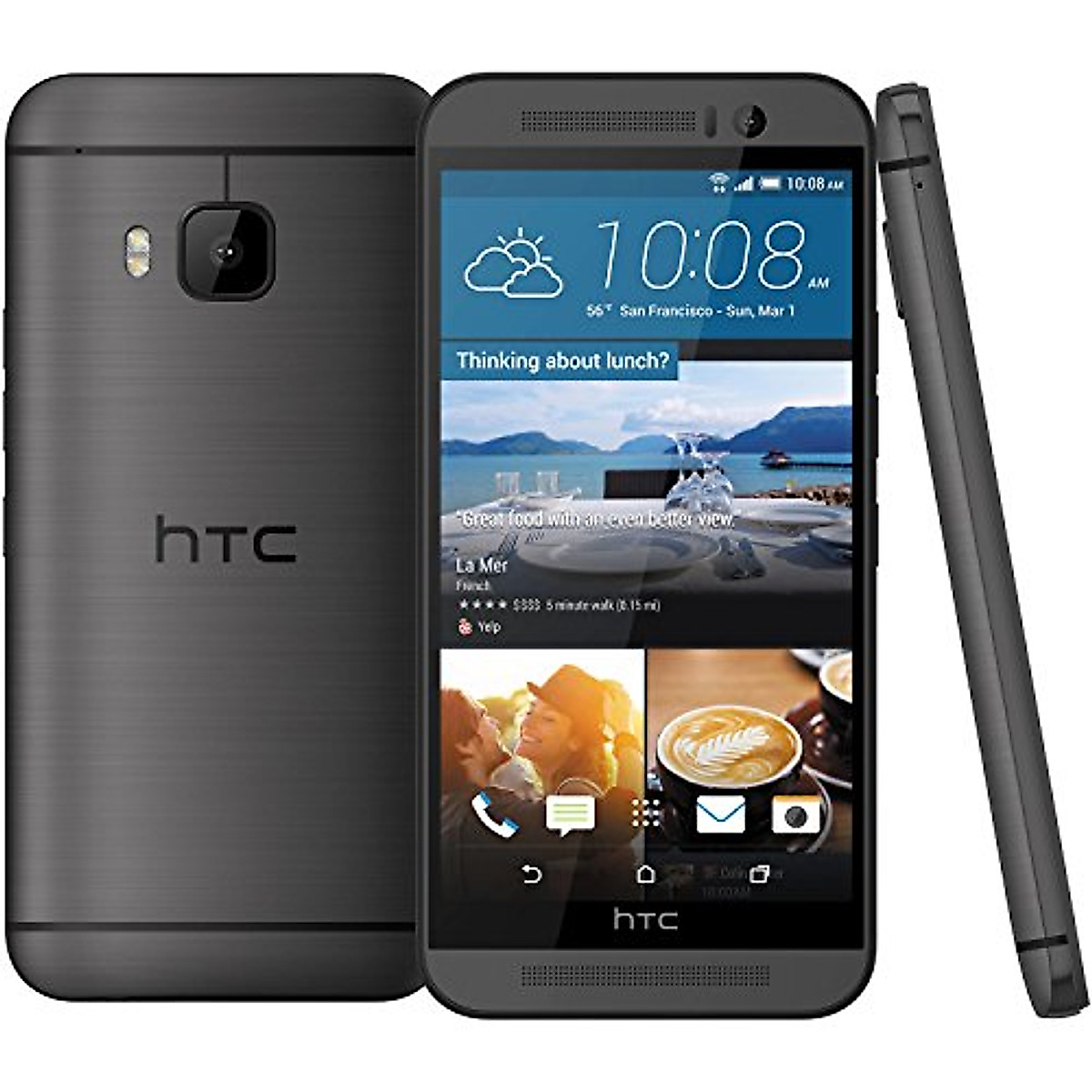 HTC One M9 32GB Unlocked GSM 4G LTE Octa-Core Smartphone and 20MP Camera - Gunmetal Grey