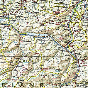 Switzerland Map (National Geographic Adventure Map, 3320)