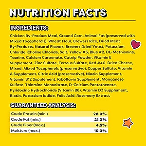 Temptations MIXUPS Crunchy and Soft Cat Treats Catnip Fever Flavor, 30 oz. Tub (Pack of 2)