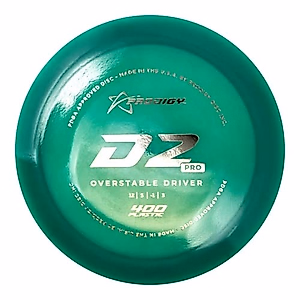 Prodigy Disc 400 D2 Pro | Overstable Disc Golf Distance Driver | Extremely Durable | Reliable in Windy Conditions | 170-174g (Colors May Vary)