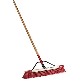 Harper 3024A Assembled Fine Debris Push Broom, 24"