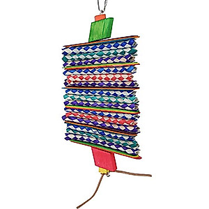 Bonka Bird Toys 1078 Big Step Shredder Parrot Cage Toys Cages African Grey Conure Amazon