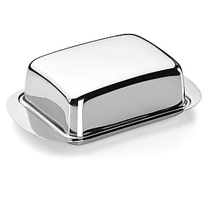 Tescoma 428630.00 Butter Dish with lid, stainless steel, for refrigerator