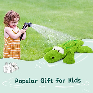 Tezituor Alligator Stuffed Animal Plush Toy 28 inch, Crocodile Stuffed Animal Soft Alligator Hugging Pillow