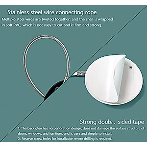 Refrigerator lock/refrigerator cabinet password lock/drawer safety lock, no key required, children's refrigerator cabinet door lock, two installation methods, more secure (White)