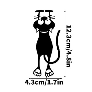 Book Lovercurious Cat Bookmark,Gifts for Readers Locate Reading Progress with Cute Cat Paws More Suitable As A Gift for Cat Lovers (10PCS)