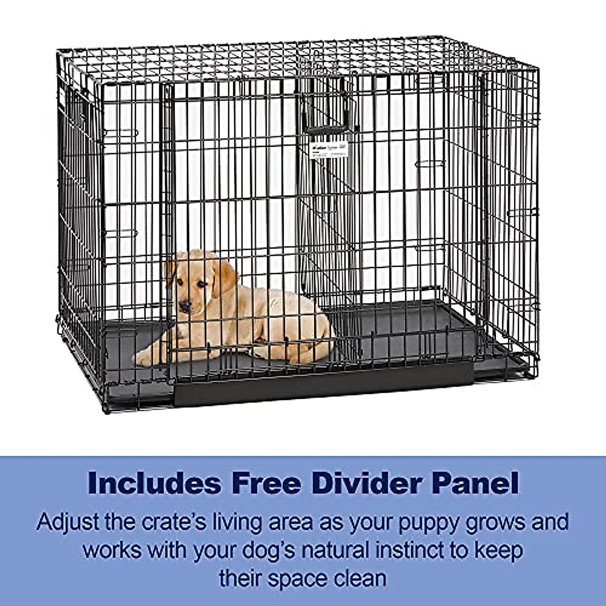 MidWest Homes for Pets Ovation Double Door Dog Crate, 36-Inch