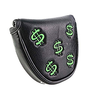Golf Putter Headcover Mallet Leather Cute Husky Animal Replacement Covers