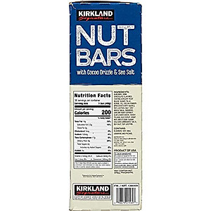 KIRKLAND SIGNATURE Nut Bars 30Count (2.64 Lbs), 42.3 Oz (096619215607)