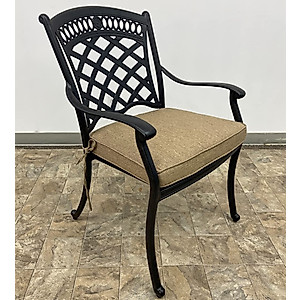 Patioland St Augustine Outdoor Cast Aluminum Powder Coated 11-Piece Dining Set with Extendable 48X132 Table (with 10 Regular Chairs)