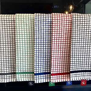 poli-dri Kitchen Tea Towels by Samuel Lamont and Sons (Blue, 3 Pack)