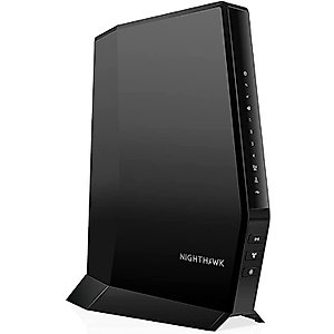 NETGEAR Nighthawk CAX30S - 100NAS AX2700 Wi-Fi 6 Cable Modem Router - Compatible with Xfinity, Spectrum, and Cox, (Up to 2.7Gbps) DOCSIS 3.1- Renewed