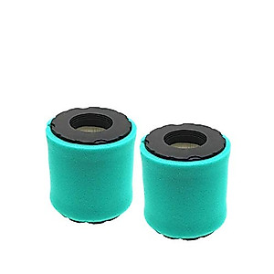 MOWFILL 2 Pack 798897 794935 Air Cleaner Cartridge Filter with 593217 Pre Filter Replace for Briggs Stratton 653412, 592496 Fits 44M977 44P977 44Q977 49L977 49M977 Lawn Mower Air Filter