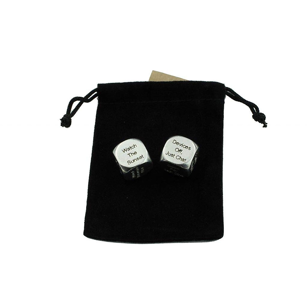 TIN Date Night Dice 10th Anniversary 100% Pure Tin - Create a Unique 10th Anniversary Date Night