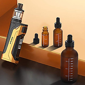 12pcs 30ml Glass dropper Dropper Perfume bottle with non-childproof caps measure scale and strong suction Nozzle bottle with funnel and tags (30ML 12PCS)