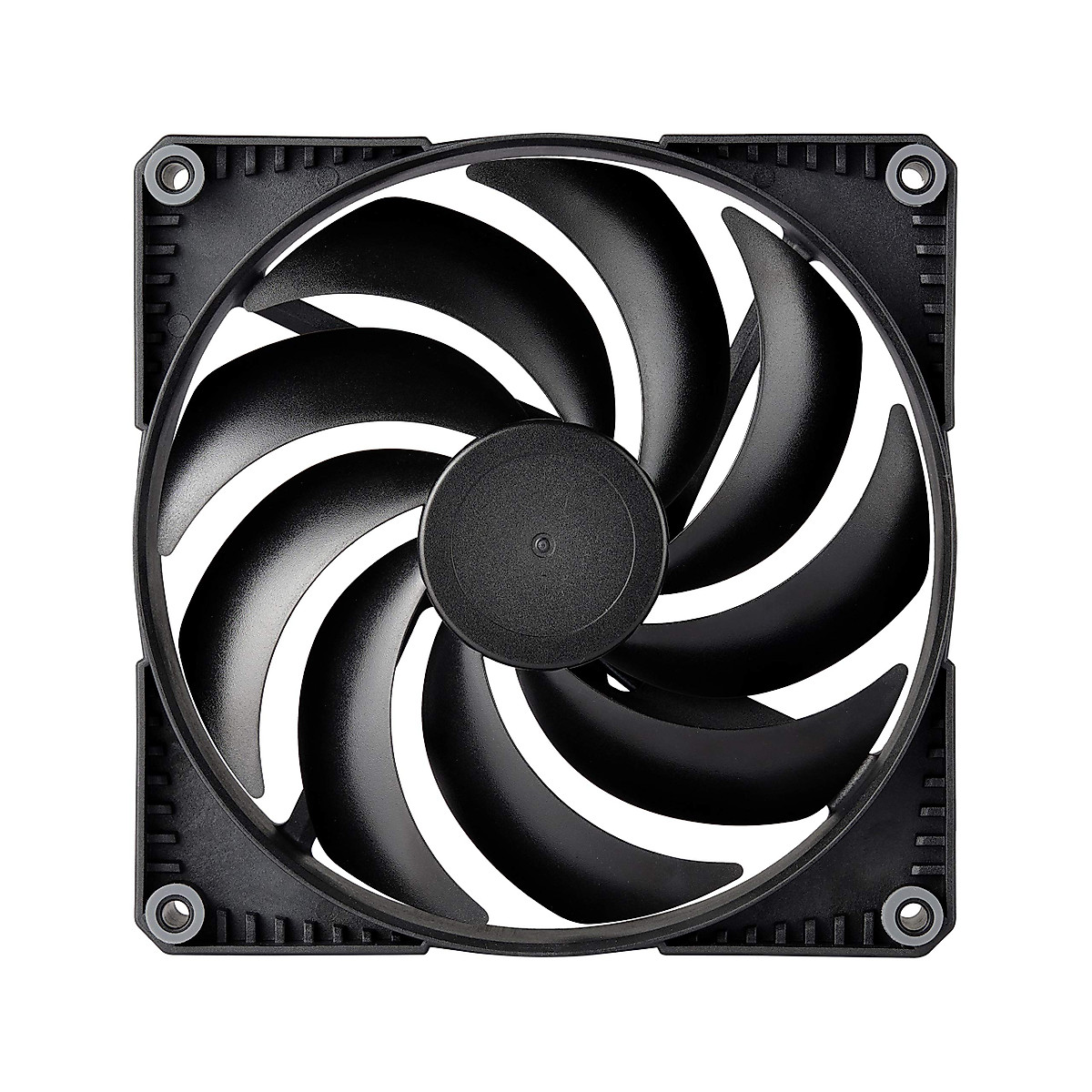 Phanteks (PH-F140SK_BBK_PWM) SK140 PWM Fan – 140mm Fan, high Airflow Nine-Blade Design, Rubber dampening washers - Black
