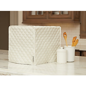 Covermates Keepsakes - Rectangular Appliance Cover - Dust Protection - Stain Resistant - Washable - Appliance Cover-Cream