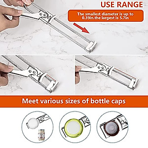 Master Opener Adjustable Jar & Bottle Opener, Adjustable Multifunctional Bottle Opener, Jar Gripper Tight Lid Opener, Kitchen Gadgets, Easy Jar Opener for the Elderly and Children