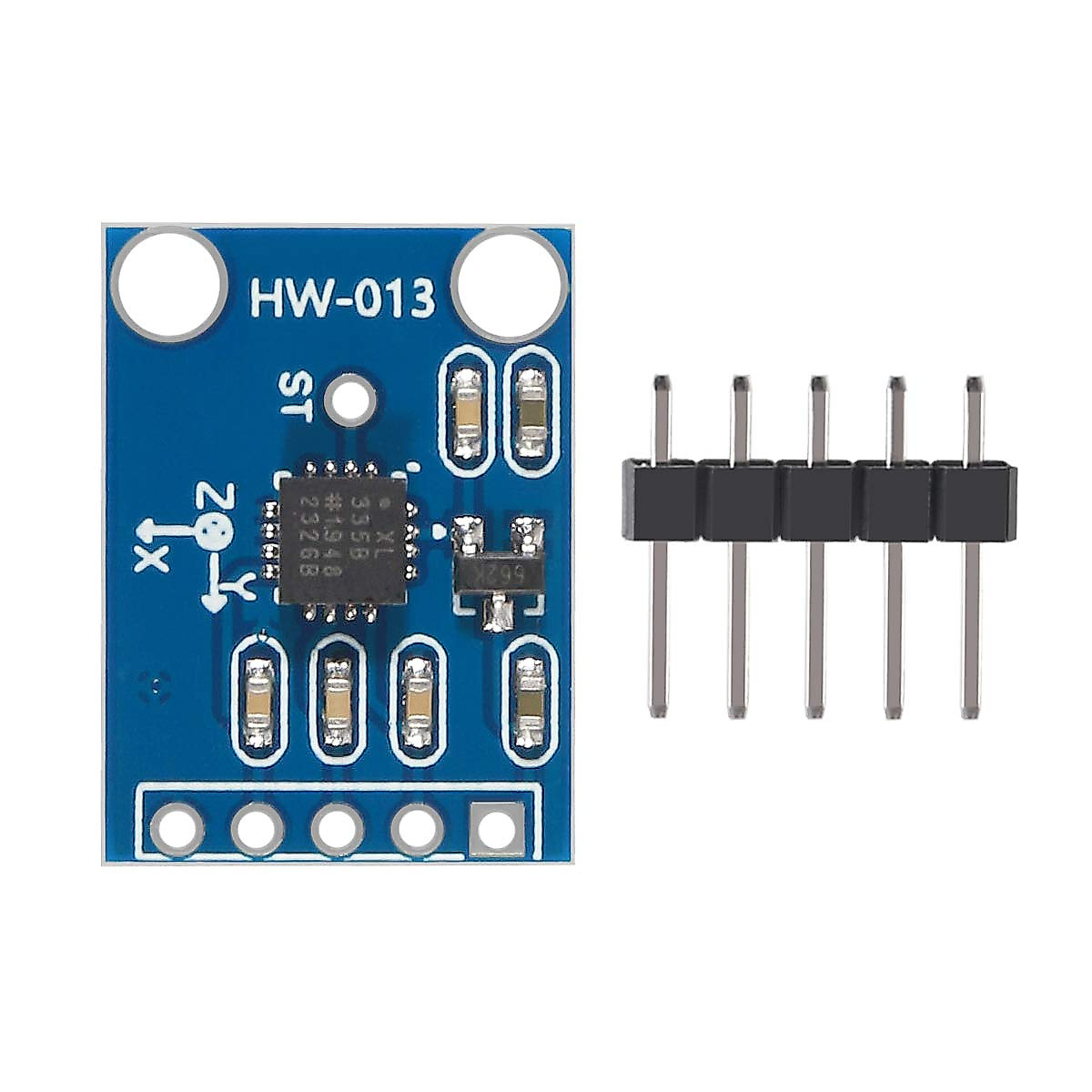 DORHEA 2PCS ADXL335 3-Axis Accelerometer Angular Transducer Sensor Module GY-61 Analog Output 3V-5V