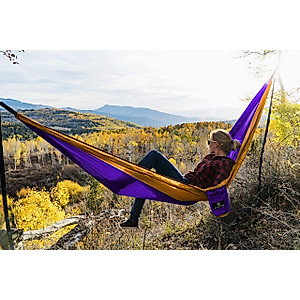 Beastron Premium Camping Hammock - Double Hiking Hammock with Tree Straps - Extra Large with Portable Travel Backpacking